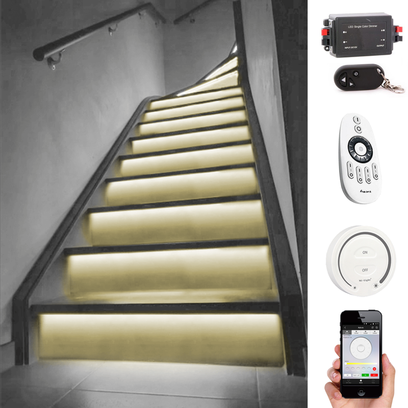 Trapverlichting Led strip Warm Wit - Complete set 130 CM kopen? Bestel ...