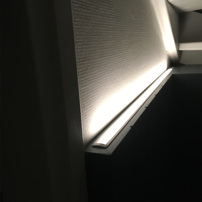 Led strip profiel inbouw Hoog model - compleet met afdekkap 15 mm hoog ...
