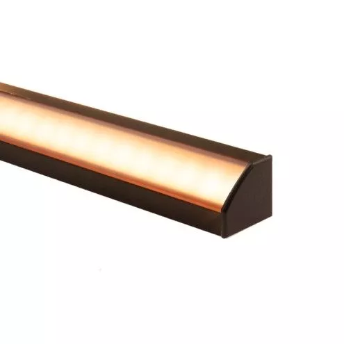 Ledstrip hoekprofiel zwart - Slim line - compleet inclusief afdekkap 3 ...